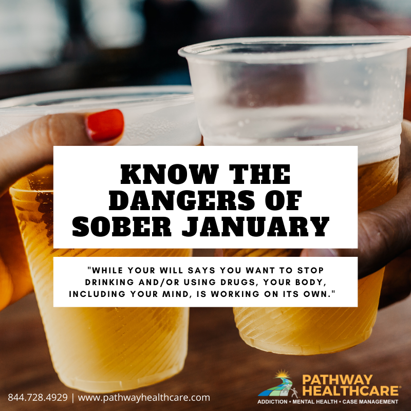Know the Dangers of Sober January - Pathway Healthcare